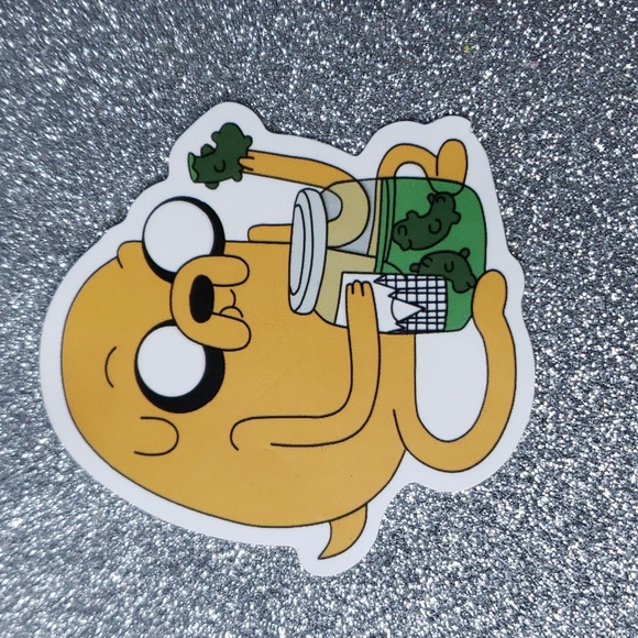 art class | Design | Adventure Time Waterproof Sticker Jake Pickles ...